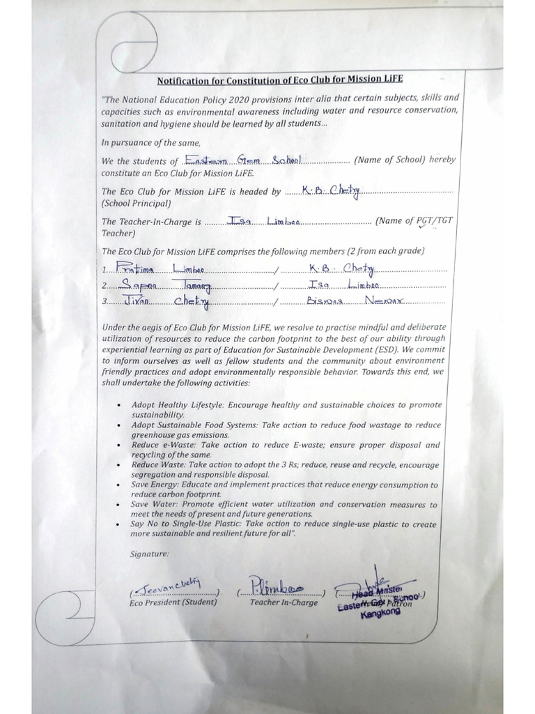 Eco Club | PDF