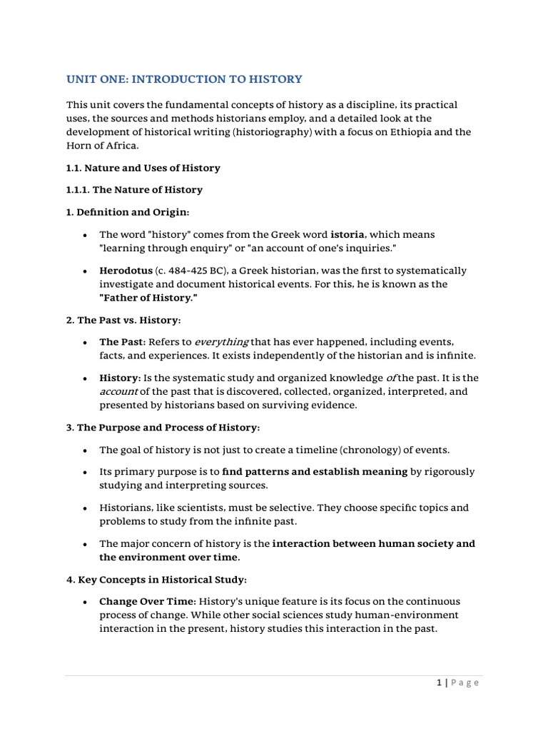 HISTORY STUDY NOTE CHAPTER 1 TO 3 | PDF | Homo | Stone Age