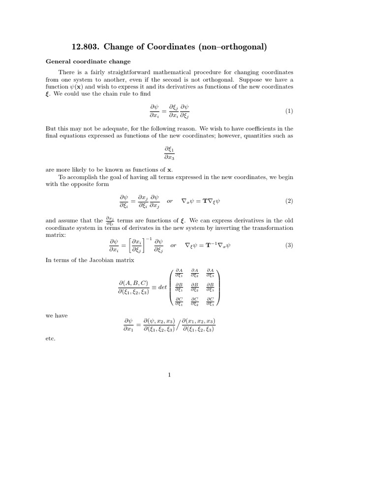 Lecture 7 | PDF | Mathematical Objects | Continuum Mechanics