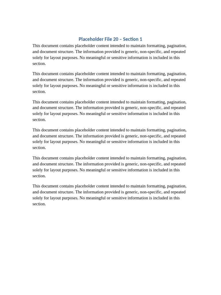 Dummy Document 20 | PDF | Page Layout | Document
