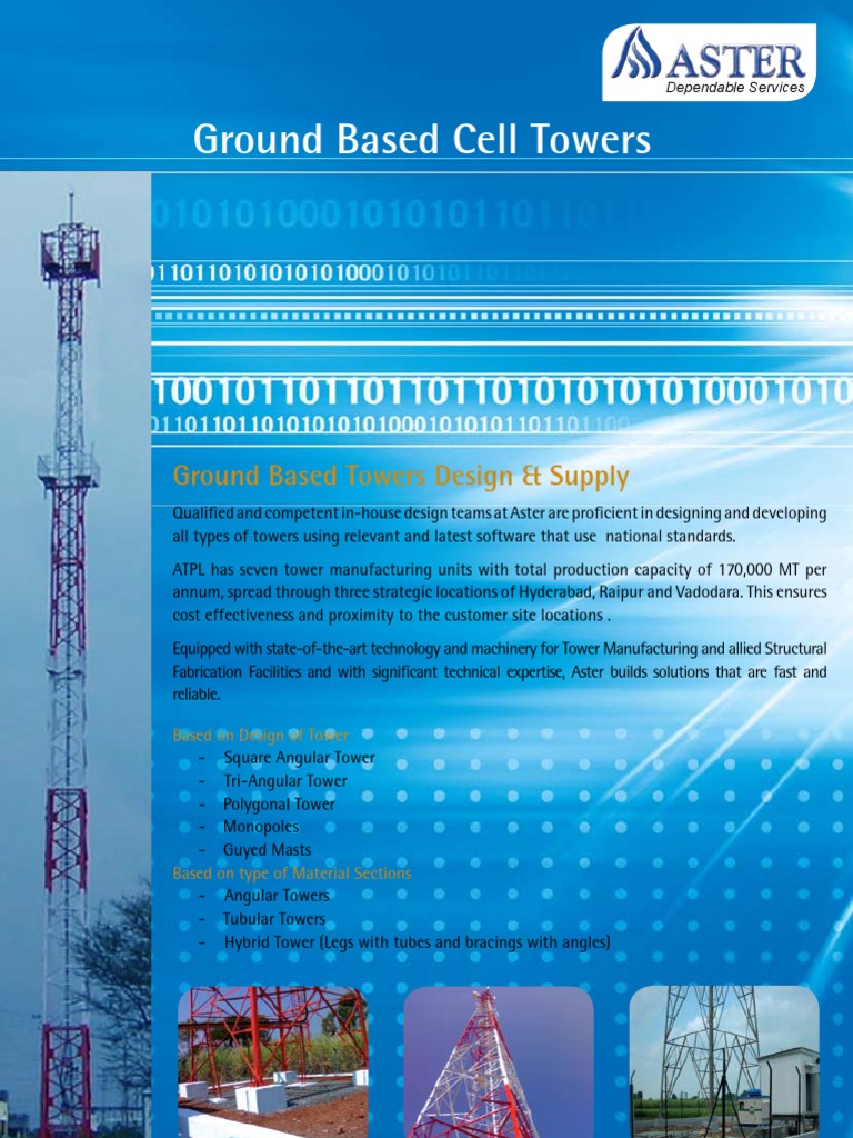 Ground-Based Tower Solutions | PDF | Wireless | Electronics