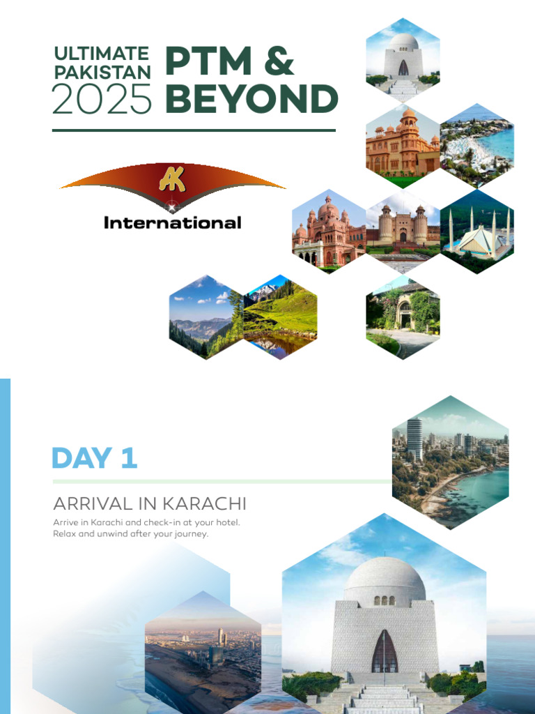 A 10 Day Cultural and Scenic Journey With PTM EXPO 2025 | PDF