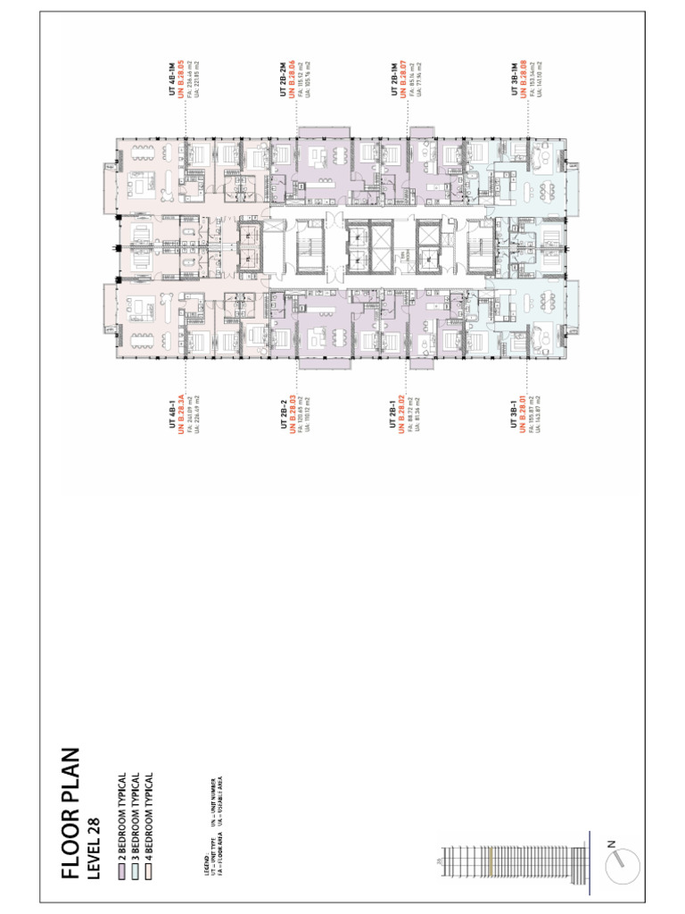 Typical - 28th To 30th Floor | PDF