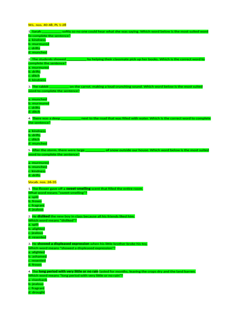 2q g2 Reading 2nd LT Draft | PDF