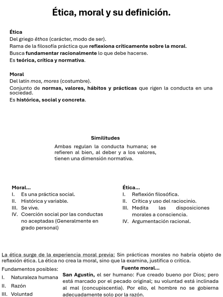 Ética, Moral y Su Definición Clase 1 Lic Enf Lunes | PDF | Utilitarismo ...
