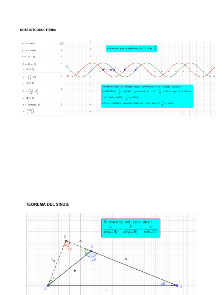 Teorema Del Sinus | PDF