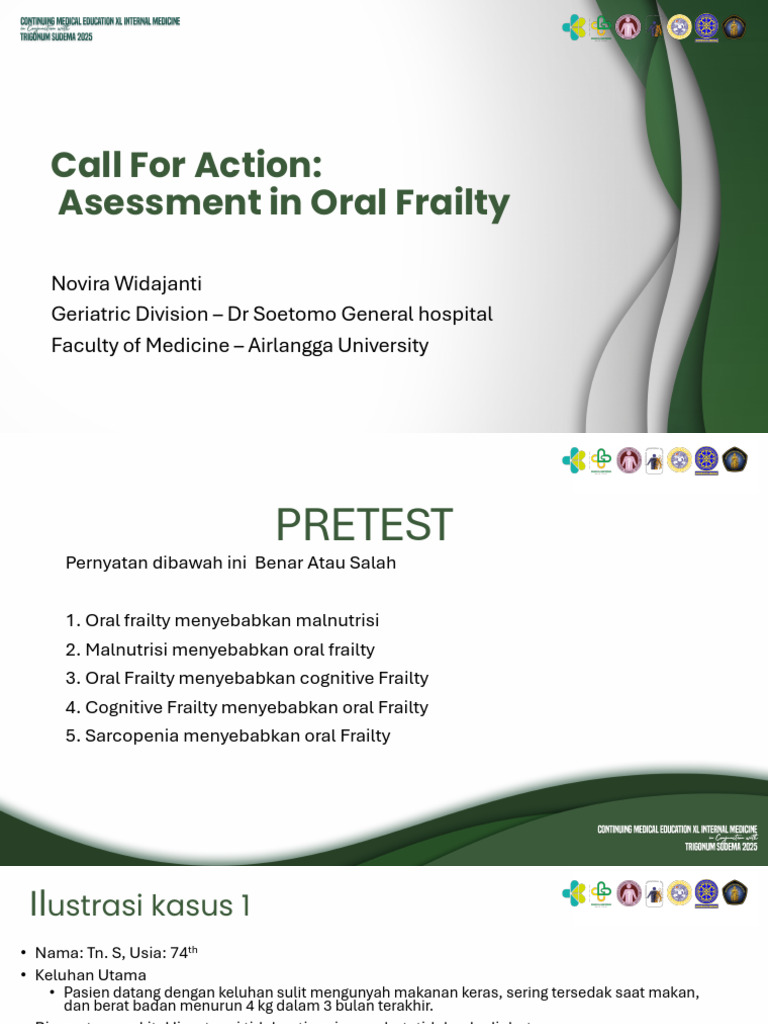 Frailty Asessment in Oral Frailty | PDF | Human Development | Ageing