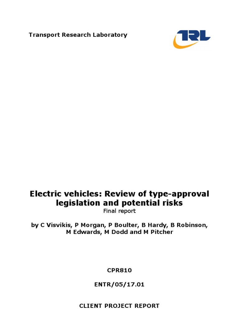 Report Electric Vehicles en Page 26 | PDF | Vehicles | Electric Vehicle