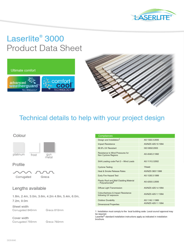 2020.0045 Laserlite 3000 Data Sheet Web2 | PDF | Pascal (Unit ...