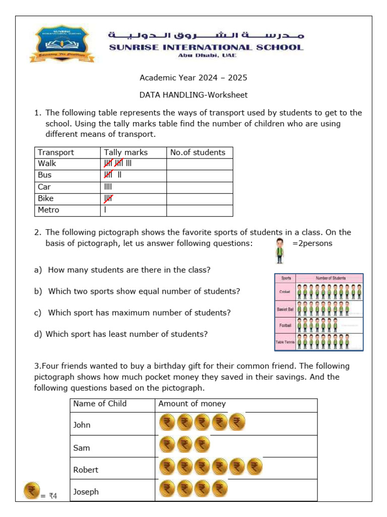 Data Handling -Cw | PDF