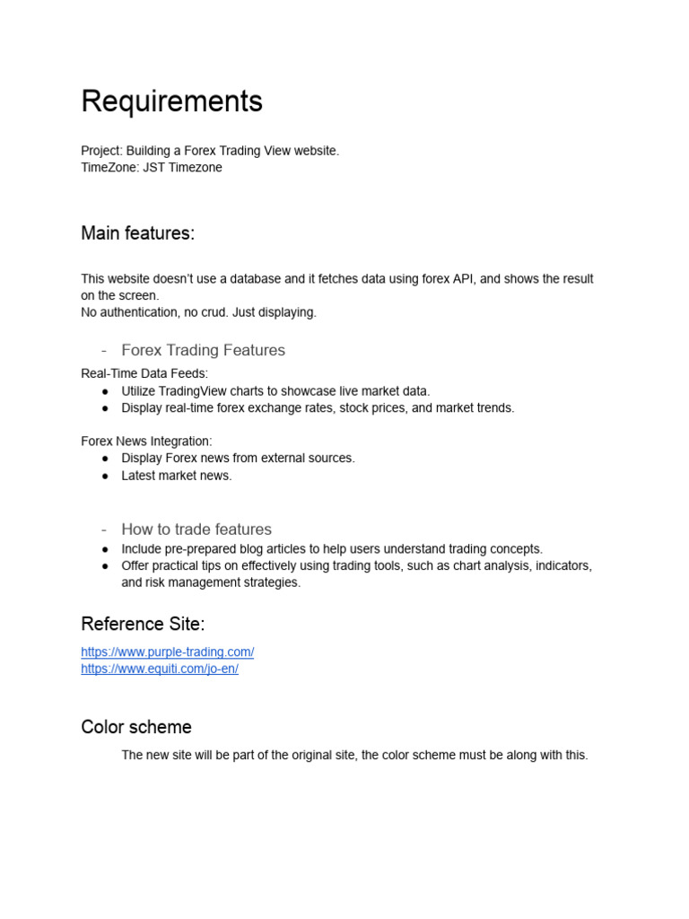 Design Requirements (2) - 1 | PDF