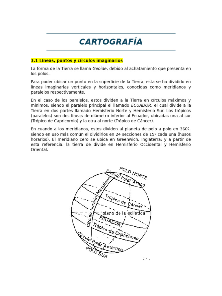 cartografia | PDF | Mapa | Ecuador