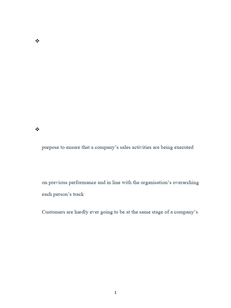 Sales Management | PDF | Sales | Retail