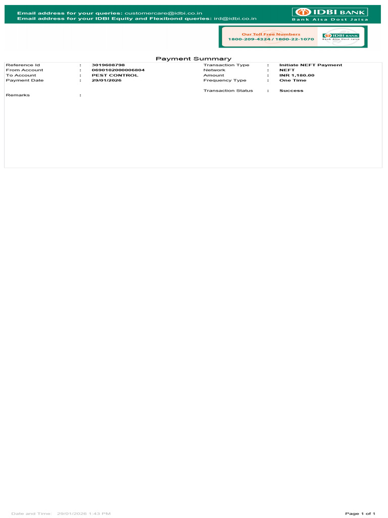 Payment Summary | PDF