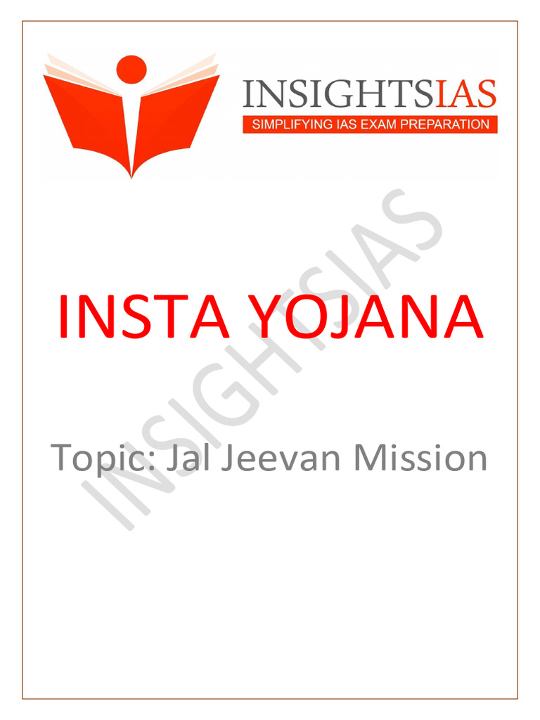INSTA Yojana April 2021 | PDF | Groundwater | Water