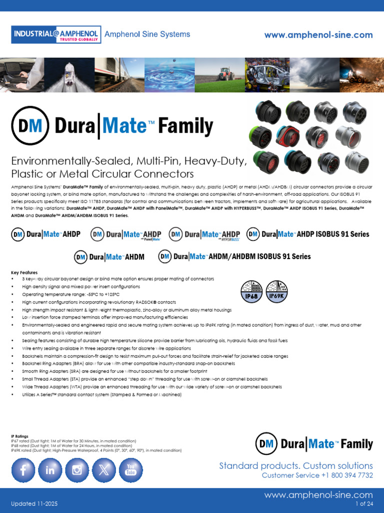 Duramate Family Brochure 2019 | PDF | Electrical Connector ...