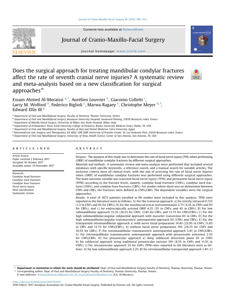 Articles Omfs | PDF | Surgery | Cohort Study