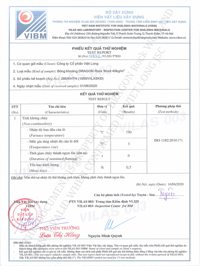 TEST Fire Rockwool DRW TT40 - 1 | PDF