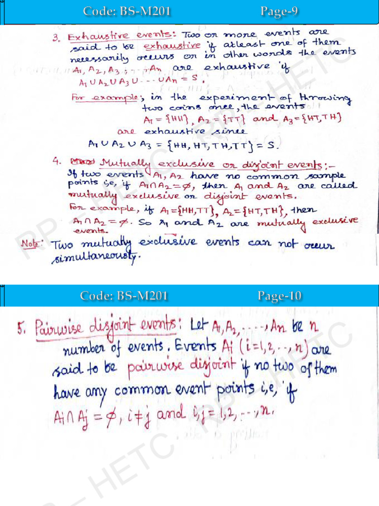 2-Class Note RP CSE 2nd Sem Sec B 23-03-2022 | PDF