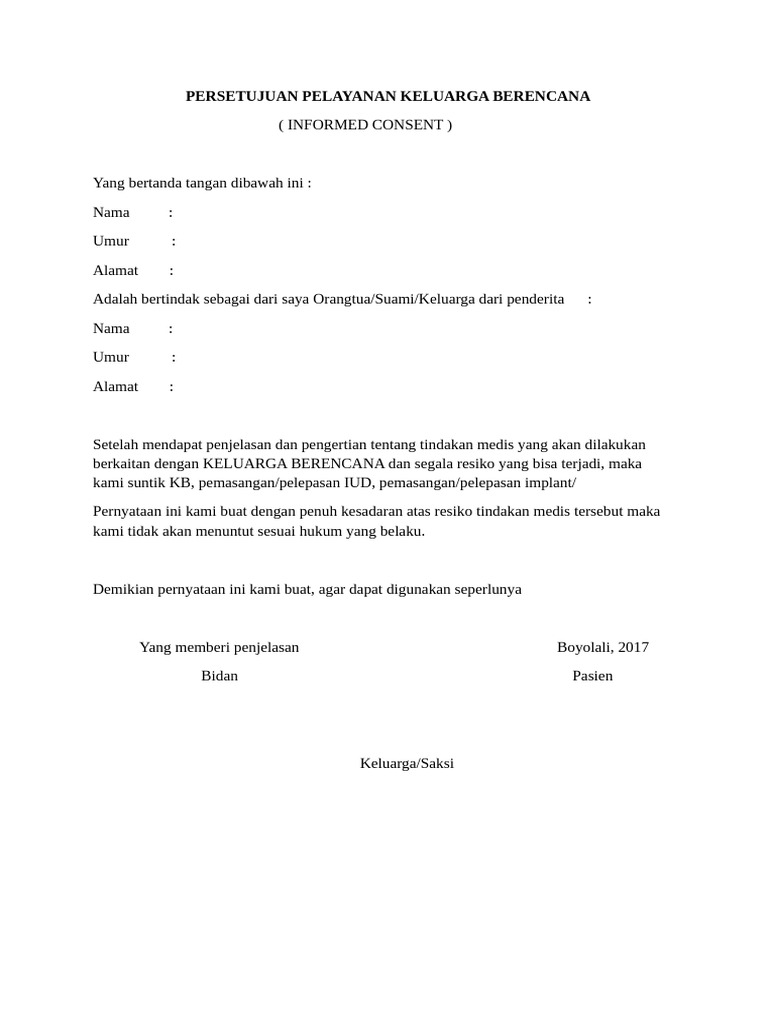 Informed Consent KB | PDF