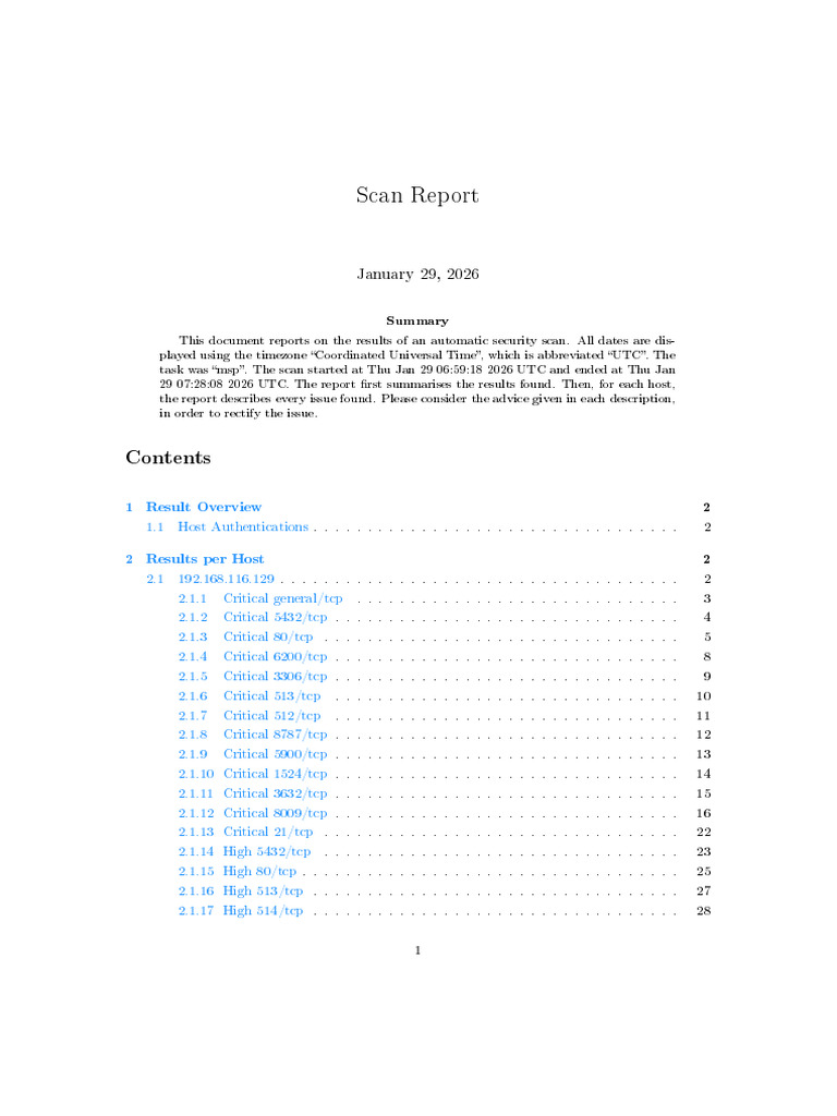 Openvas Scan Report | PDF | Php | Computing