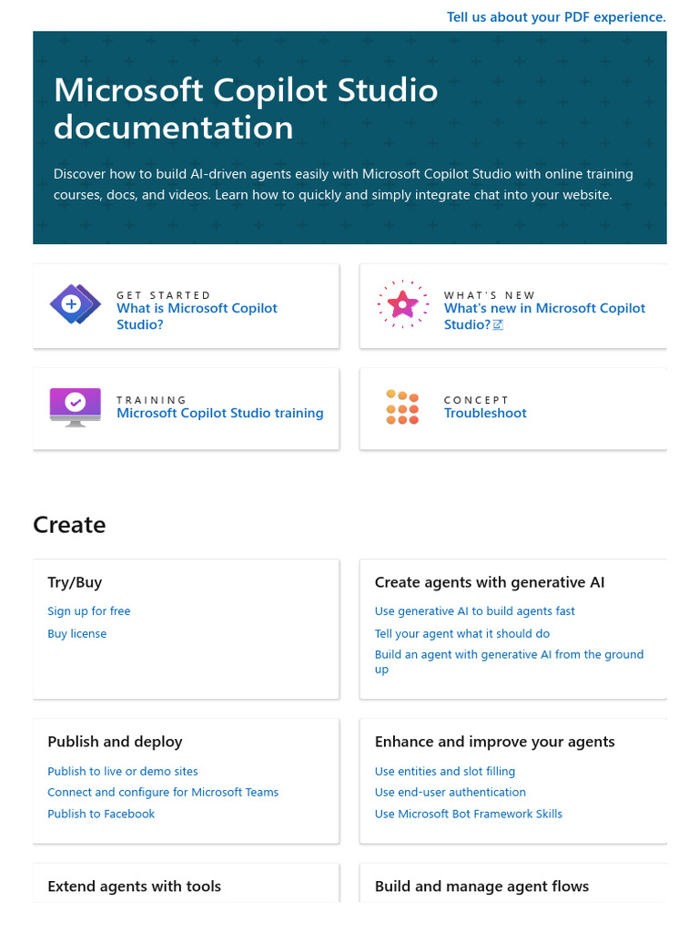 Microsoft Copilot Studio | PDF | Artificial Intelligence | Intelligence ...