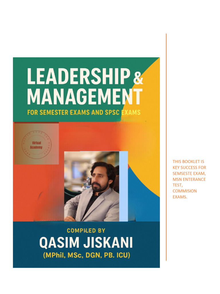 Leadership & Managment PDF-booklet | PDF | Leadership | Decision Making
