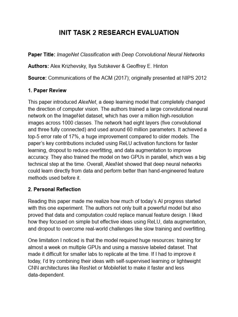 Research Evaluation | PDF