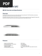 Cisco Meraki MS150 Switch Overview | PDF | Network Switch | Computer ...