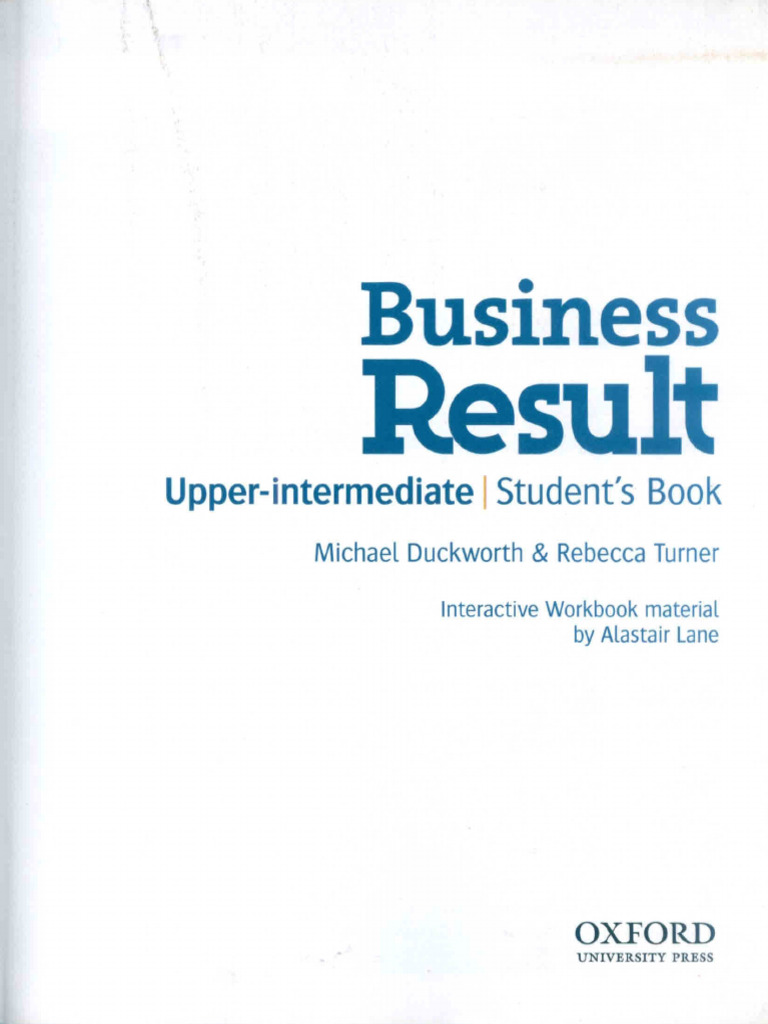 Business Result - Upper Intermediate - Students Book | PDF