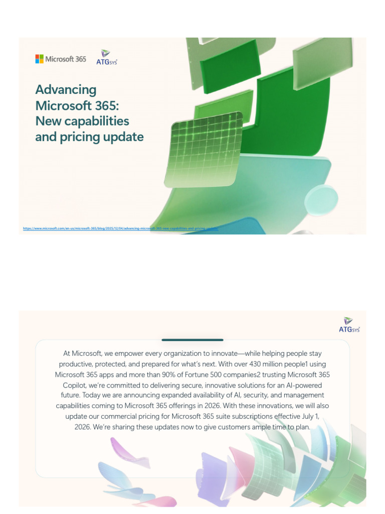 Microsoft 365 Price Increase Details | PDF | Computer Security | Security
