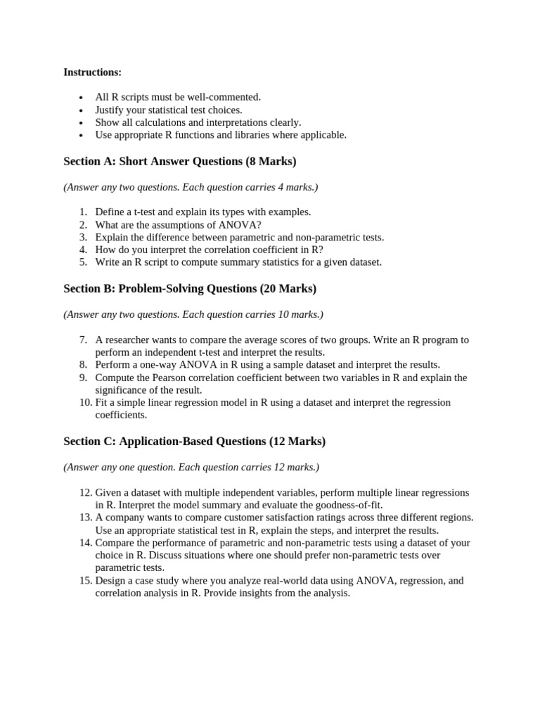 Test Paper 1 Thursday | PDF