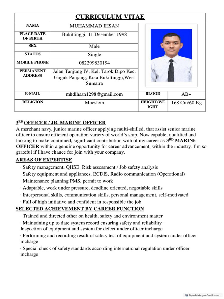 CV Muhammad Ihsan Appliance | PDF