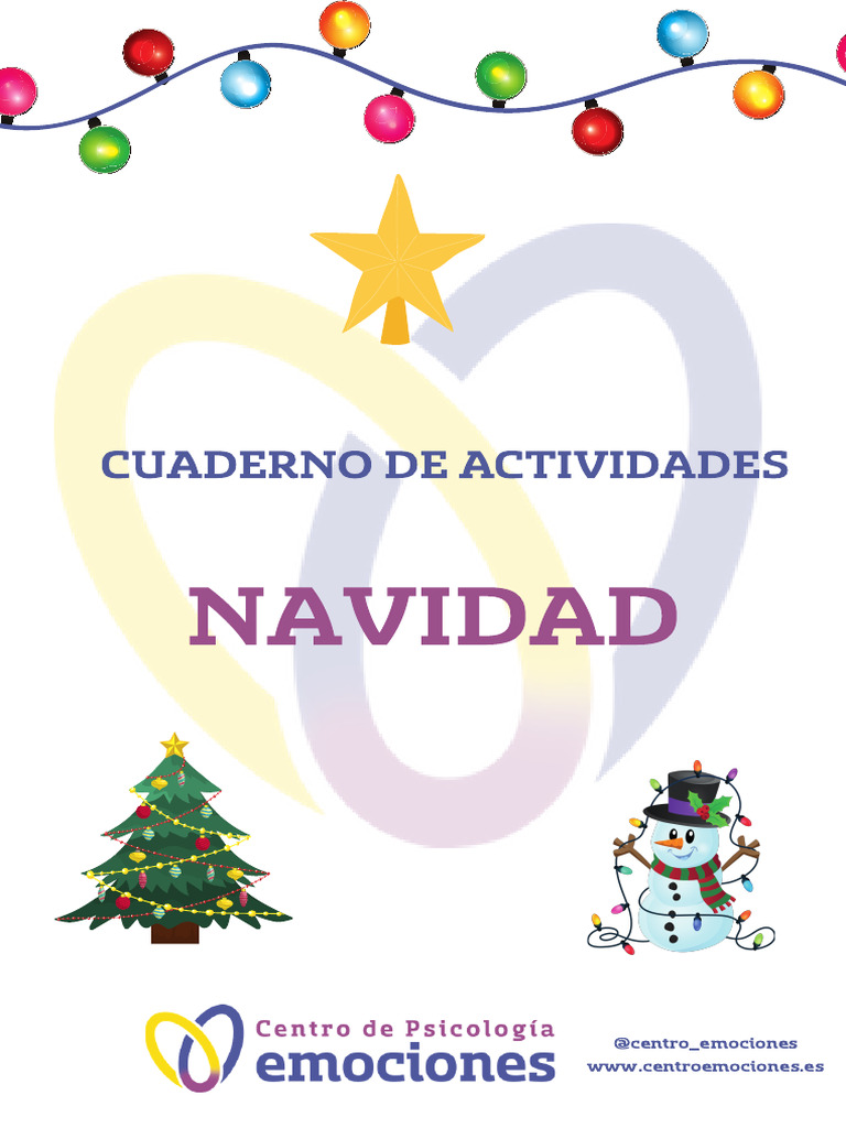 Cuaderno de Actividades Navidad Centro Emociones | PDF | Navidad ...