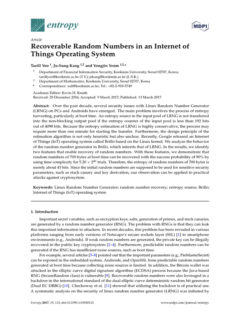 entropy-19-00113 | PDF | Probability Distribution | Applied Mathematics