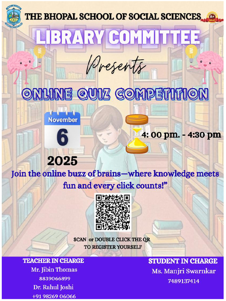 Library Committee - Online Quiz Competition | PDF