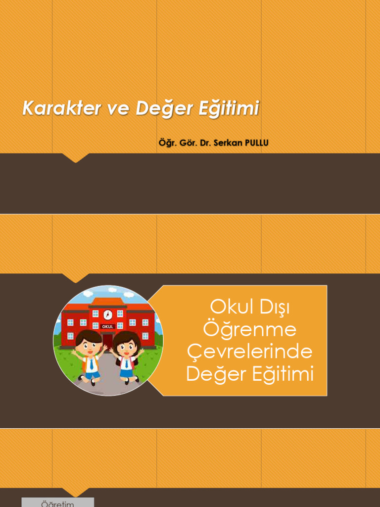 Karakter Ve Deger Egitimi-9 | PDF