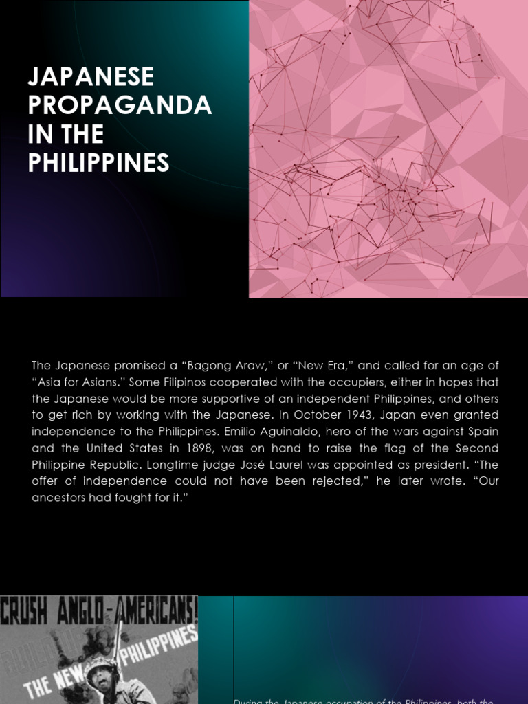 Lesson 7-Japanese Propaganda in The Philippines | PDF | Philippines ...