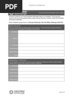 Centrelink Voluntary Work Form SU462 | PDF | Volunteering | Privacy