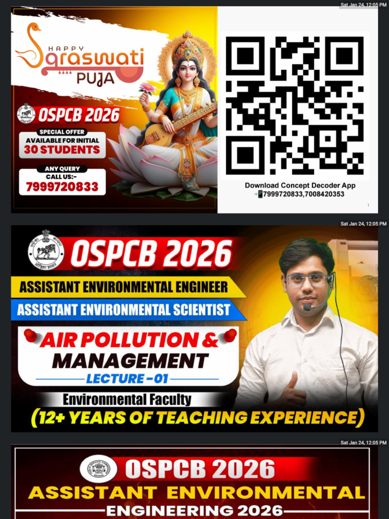 OSPCB 2026 Exam Coaching 24-Jan-2026 | PDF