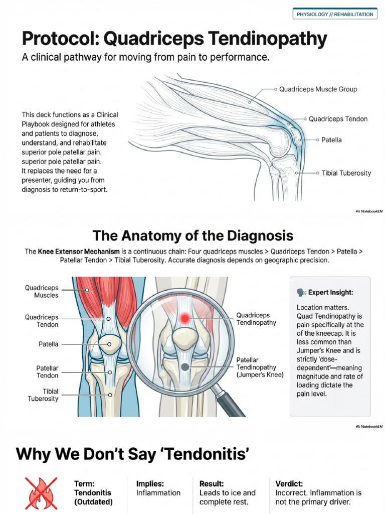 Quad Tendinopathy Clinical Pathway | PDF