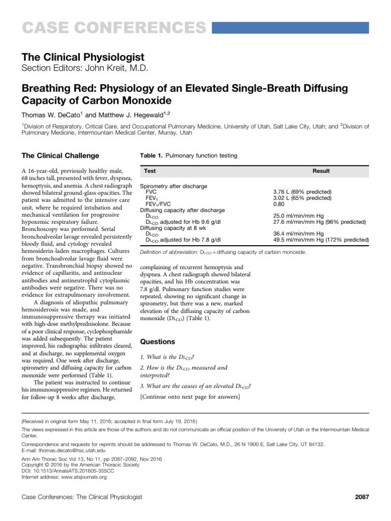 Breathing Red_ Physiology of an Elevated Single-Breath Diffusing ...