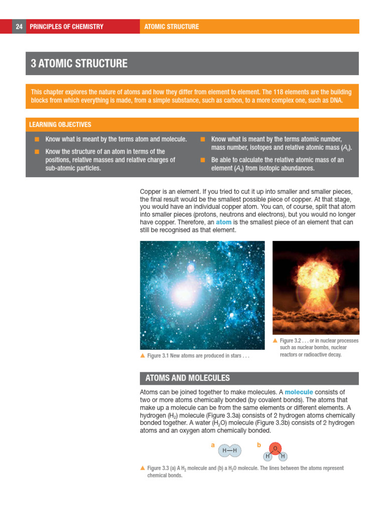 3. Atomic Structure | PDF | Atoms | Proton