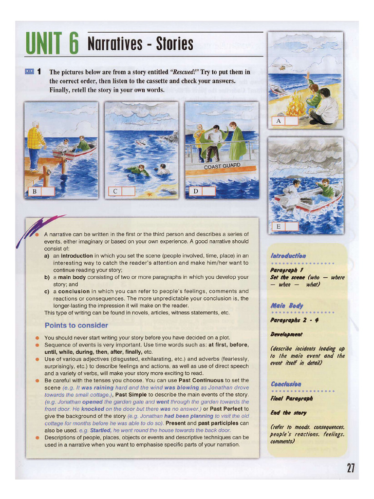 Unit 6 Narratives Pgs 28-31-SW-UI | PDF