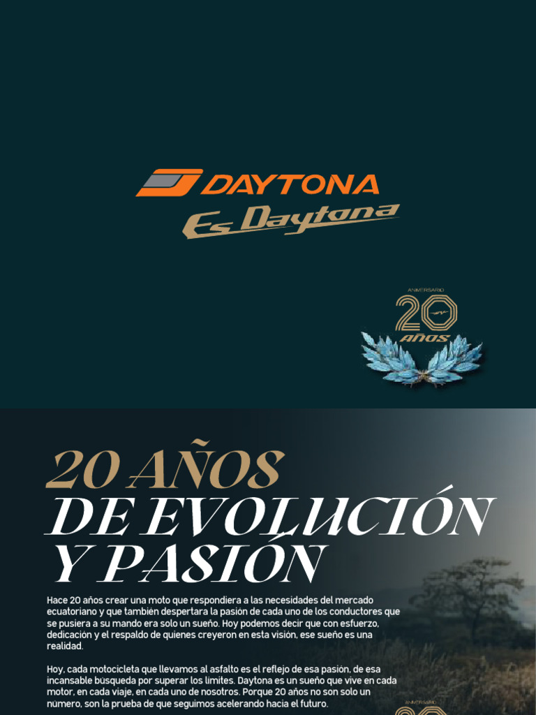 Catalogo Daytona 2025 Compressed 1 | PDF | Caballo de fuerza | Motocicleta