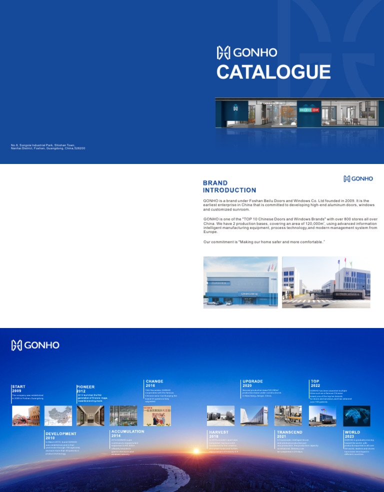 2023 Gonho Catalogue (New) | PDF | Window | Door