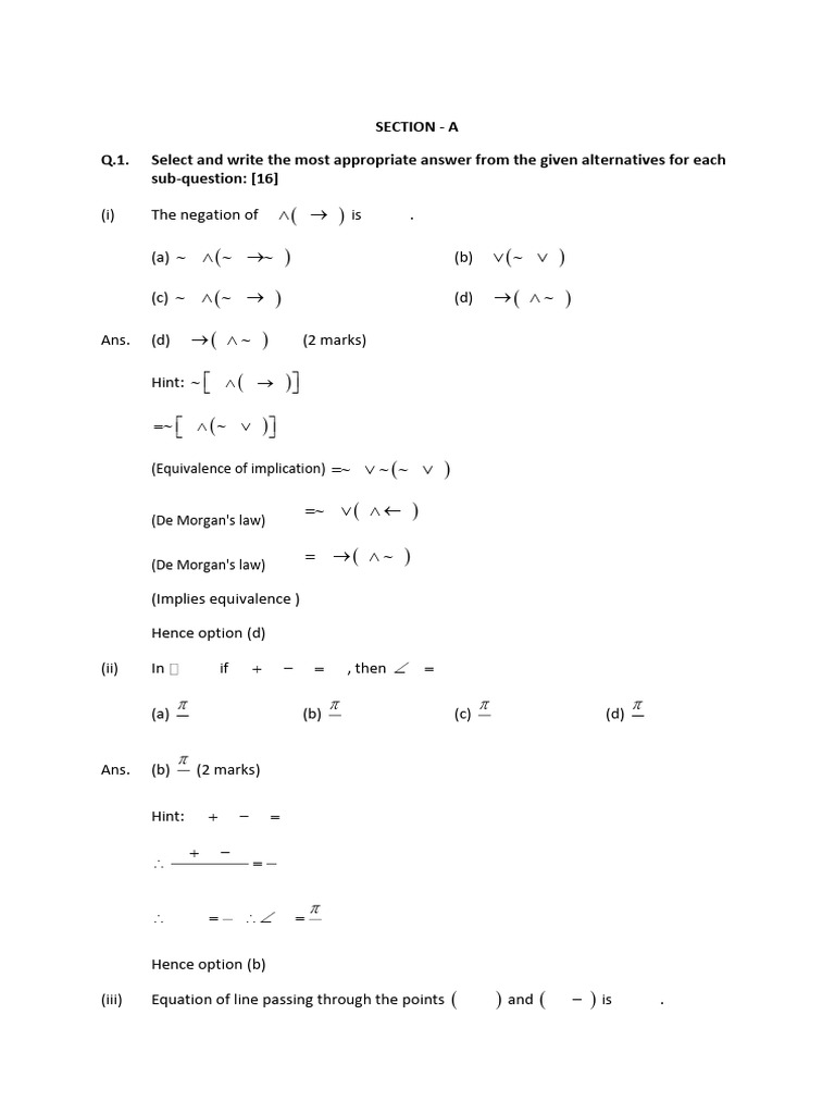 MATHEMATICS 2022 Solution | PDF | Elementary Geometry | Euclidean Geometry