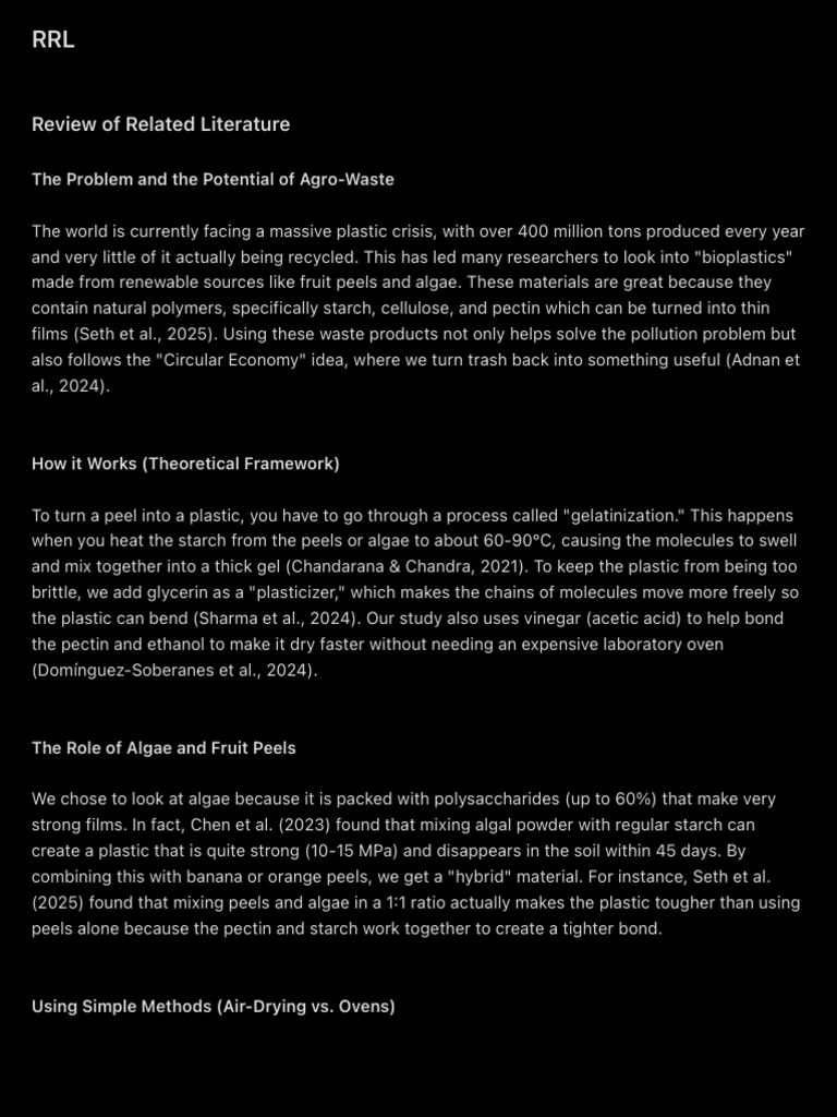 RRL | PDF | Plastic | Materials