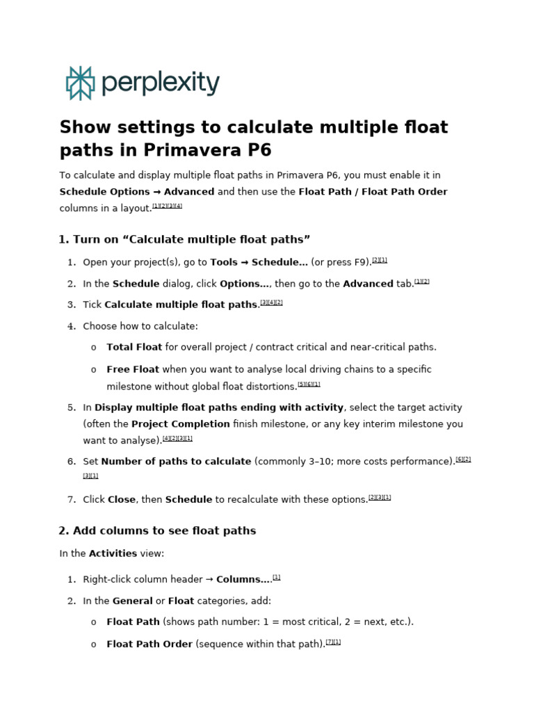 Show Settings To Calculate Multiple Float Paths in | PDF | Chess Theory ...