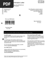NHS Hospital Appointment Letter Template | PDF | National Health ...